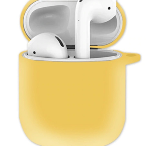 Accessories | Yellow Wireless Charge Bluetooth Earpods Case | Poshmark